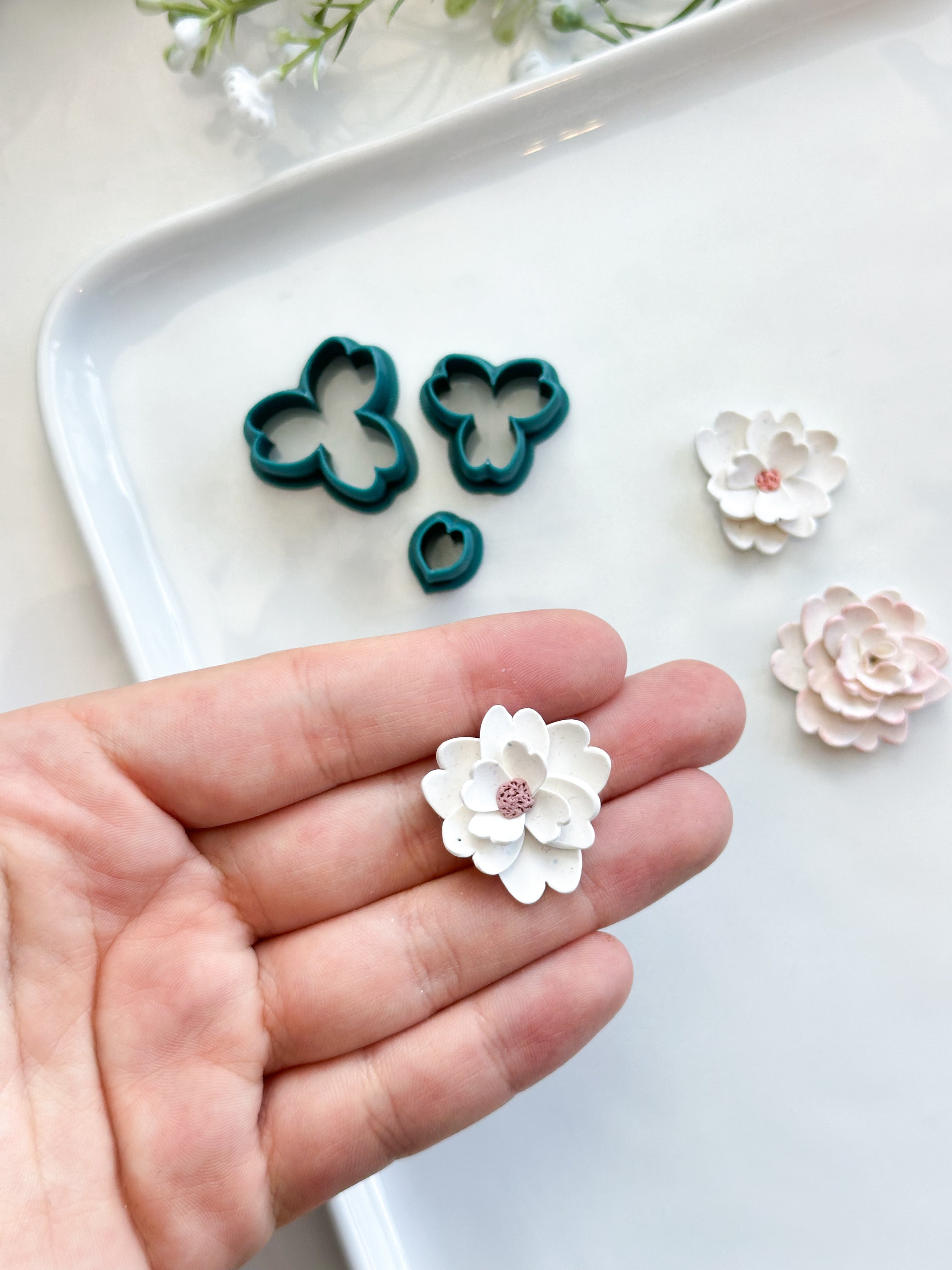 Flower Builder #2 Polymer Clay Cutter Set – Tera Clay
