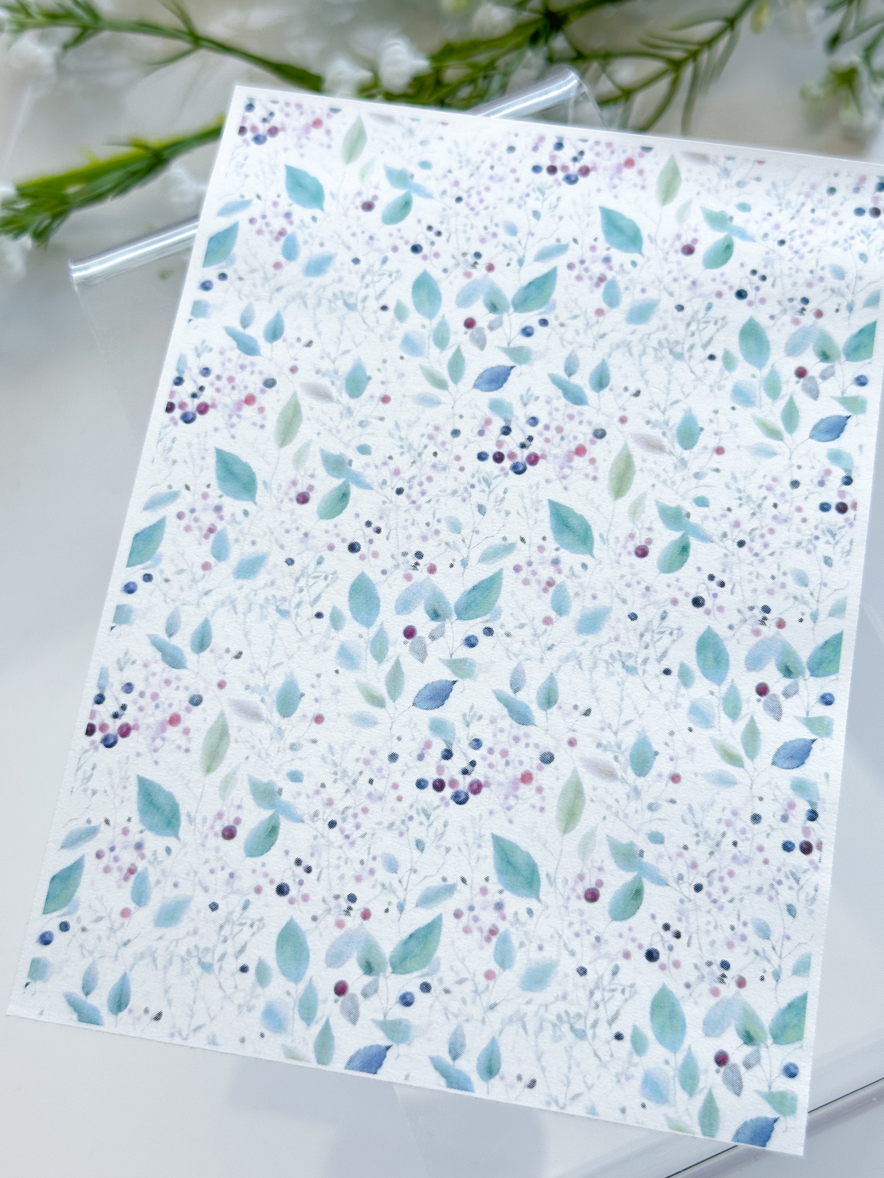 Transfer Paper 304 Wild Berries | Image Water Transfer – Tera Clay