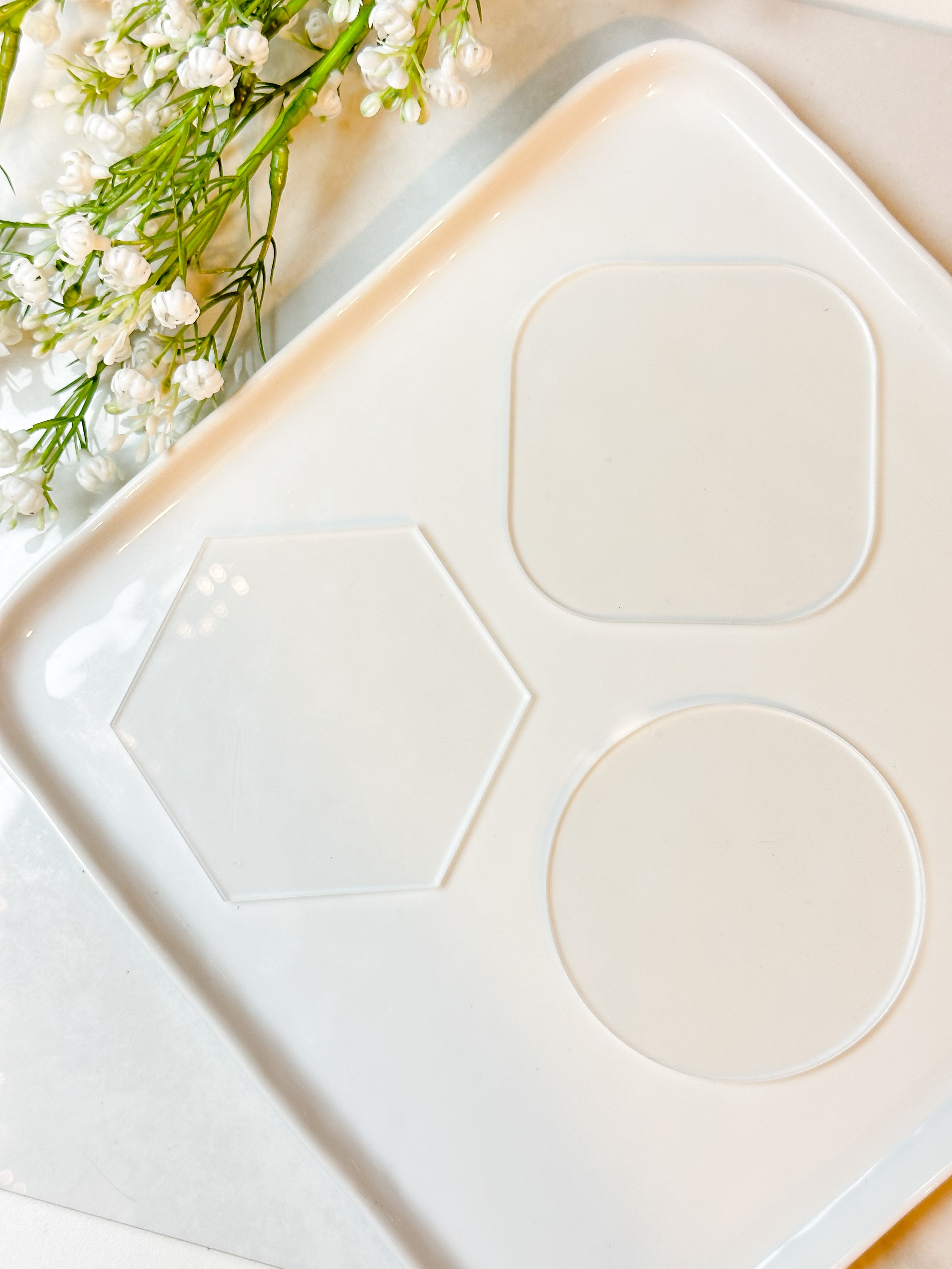 Acrylic Display Plates | Clear Acrylic Tool – Tera Clay