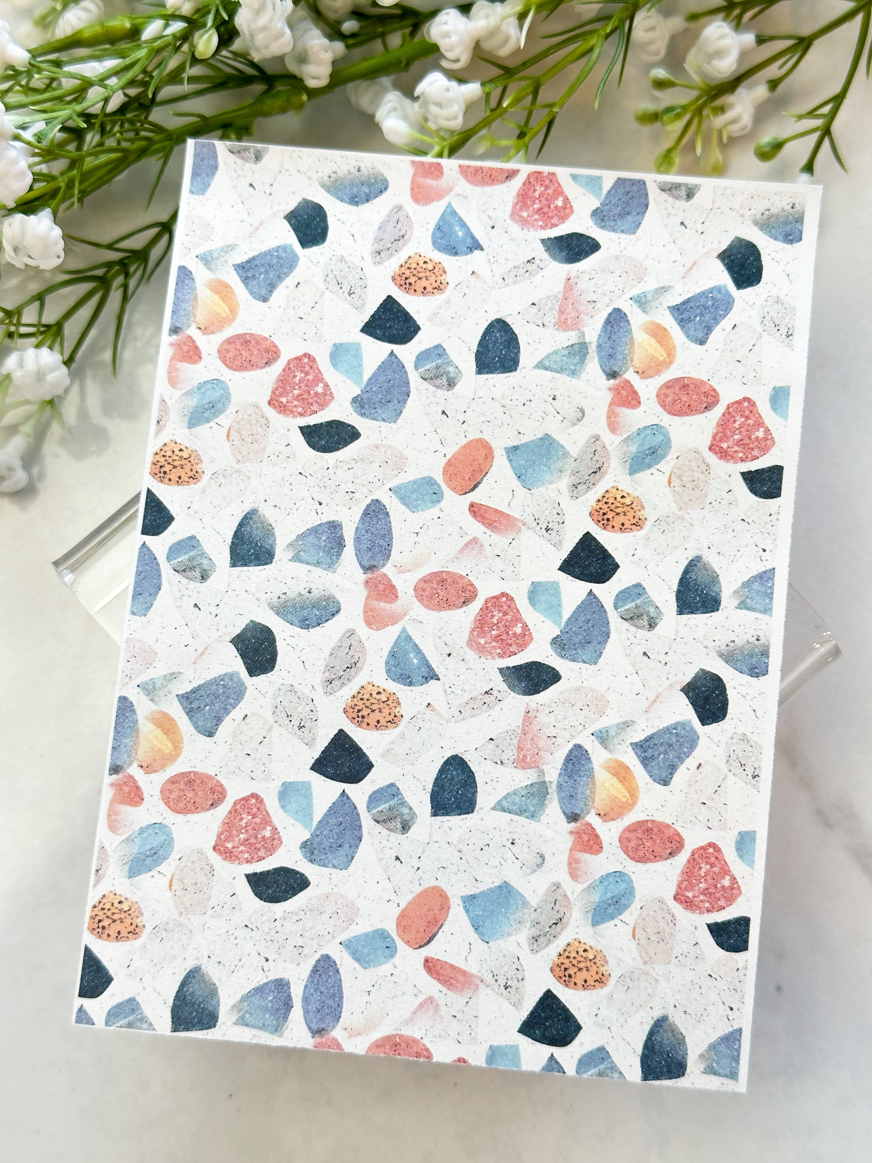 Transfer Paper 227 Terrazzo | Image Water Transfer – Tera Clay