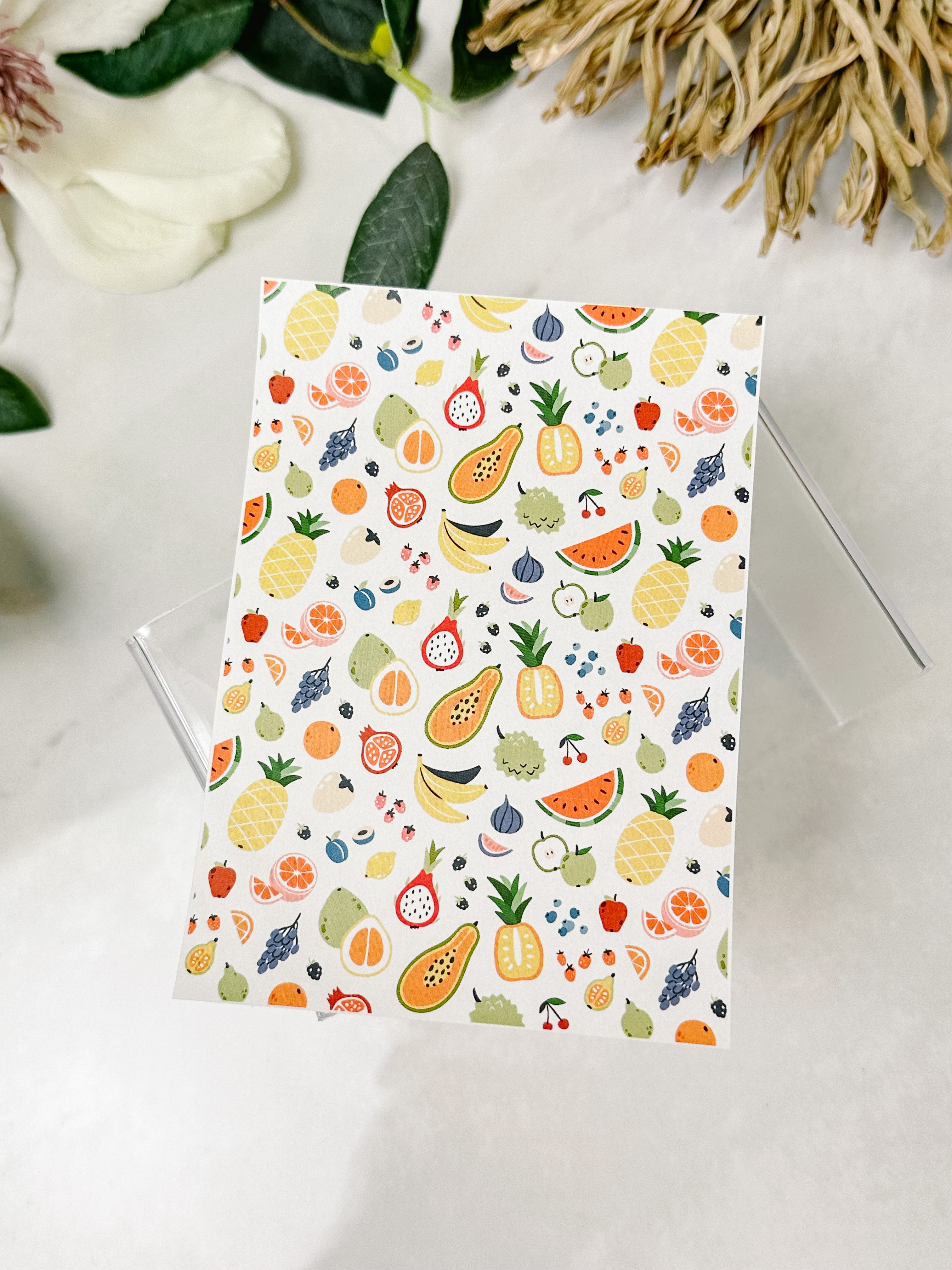 Transfer Paper 112 Fruit Slab | Fruity Image Water Transfer – Tera Clay
