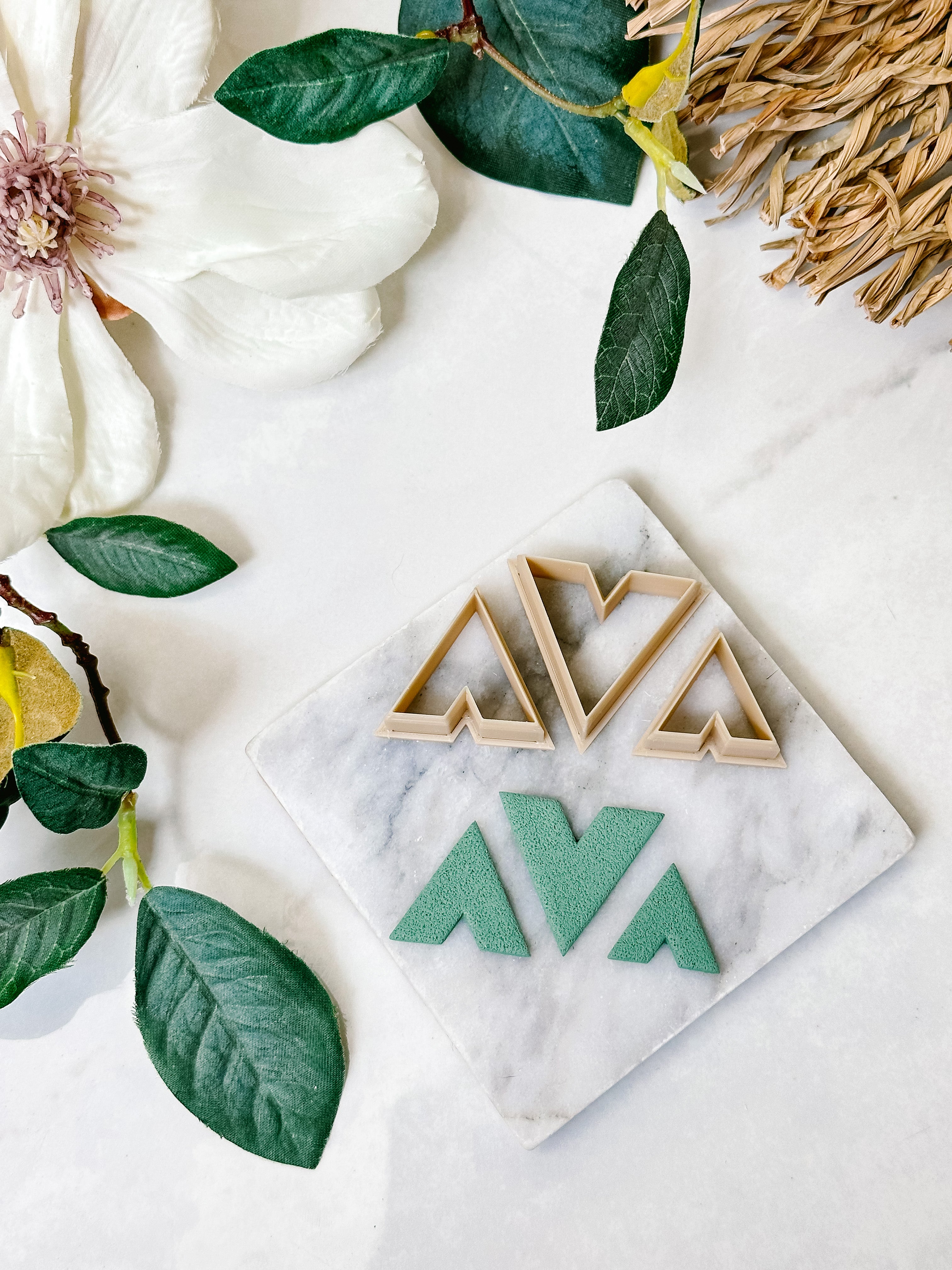 V-shape Chevron Polymer Clay Cutters – Tera Clay